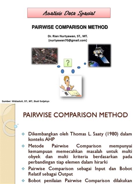pairwise comparison method itenas pdf