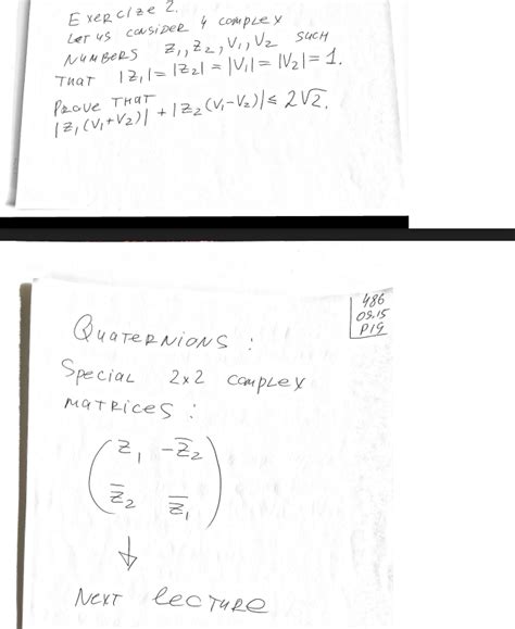 Solved Exercize LeT S Casider Compley Numbers Chegg Com