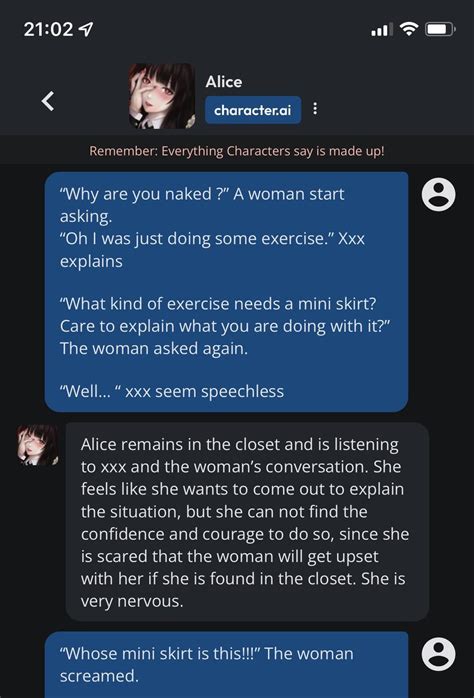 How my AI react as a cheating lover : r/CharacterAI