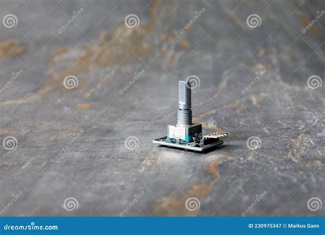 Potentiometer Module For Education Stem Stock Image Image Of Steel Grey 230975347