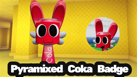 How To Get Pyramixed Coka Badge Morph In 3d Sprunki Roleplay [coka] Roblox Youtube