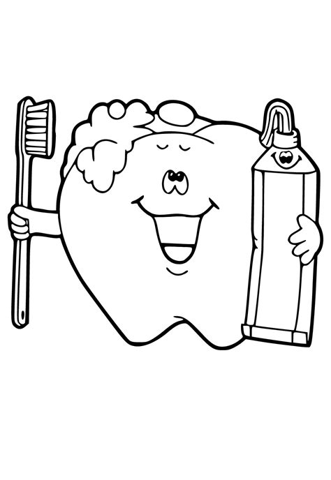 Dental Coloring Pages Coloringlib