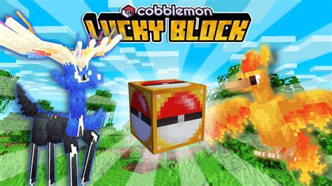 Fighting My Rival In Cobblemon Lucky Block Youtube