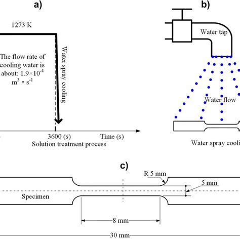 Schematic Illustration Of The Experiment A Solution Treatment Download Scientific Diagram