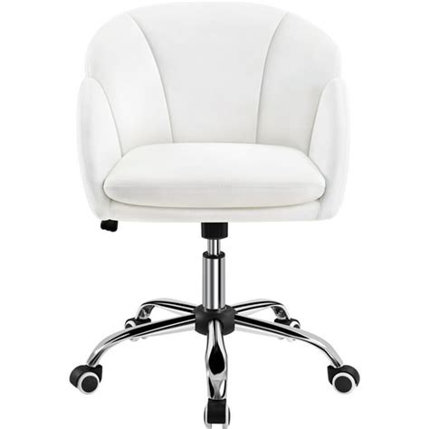 Alden Design Modern Rolling Desk Chair With Armrests For Home Office