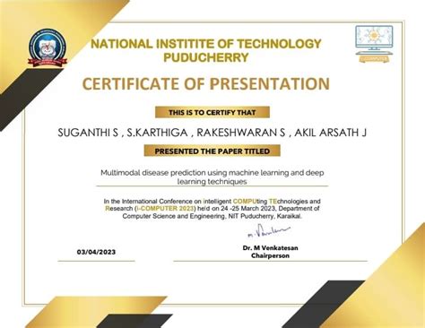 S Rakesh Waran On Linkedin Machinelearning Deeplearning Research