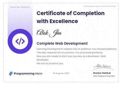 alok jha on linkedin webdevelopment programminghero learningjourney