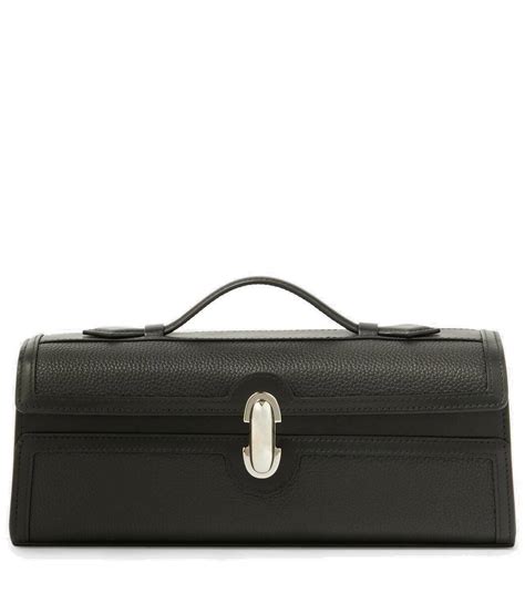 Savette Symmetry Pochette Slim Leather Tote Bag Savette