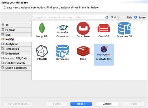 Preview Integrations Tools Dbeaver Ycql