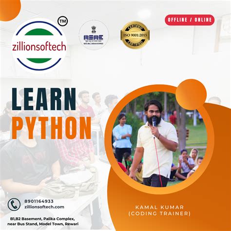 Best Institute To Learn Python Course In Rewari