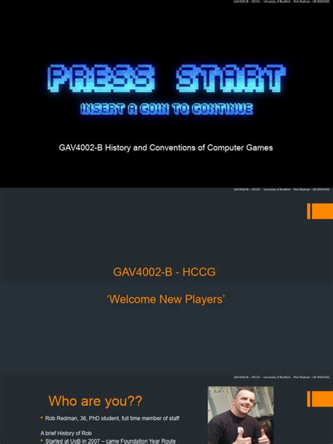 Week 1 Intro Revised Pdf Video Games