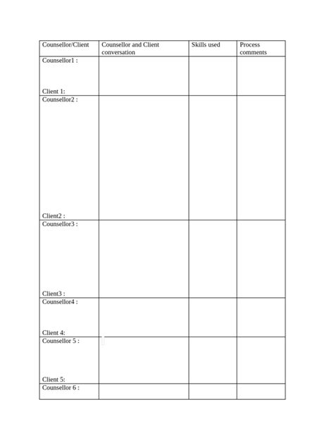 Verbatim Template Pdf Career And Growth Business