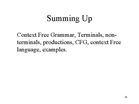 context free grammar cfg a contextfree grammar cfg