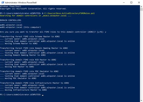 Listing And Moving Active Directory Fsmo Roles The Centauri Files