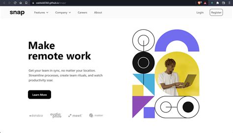 Github Zaidsidd360snap Frontend Mentor Intro Section With
