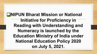 Nipun Bharat Information And Its Consequences PPTX Daycare And Pre Babe Parenting