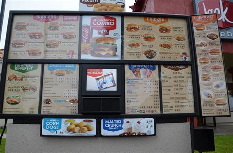 Jack In The Box Restaurant Drive Thru Menu Navymailman Flickr