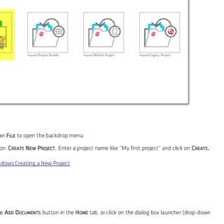 Create A New Project Download Scientific Diagram