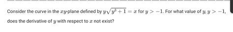 high quality solution consider the curve in ﻿the xy plane defined