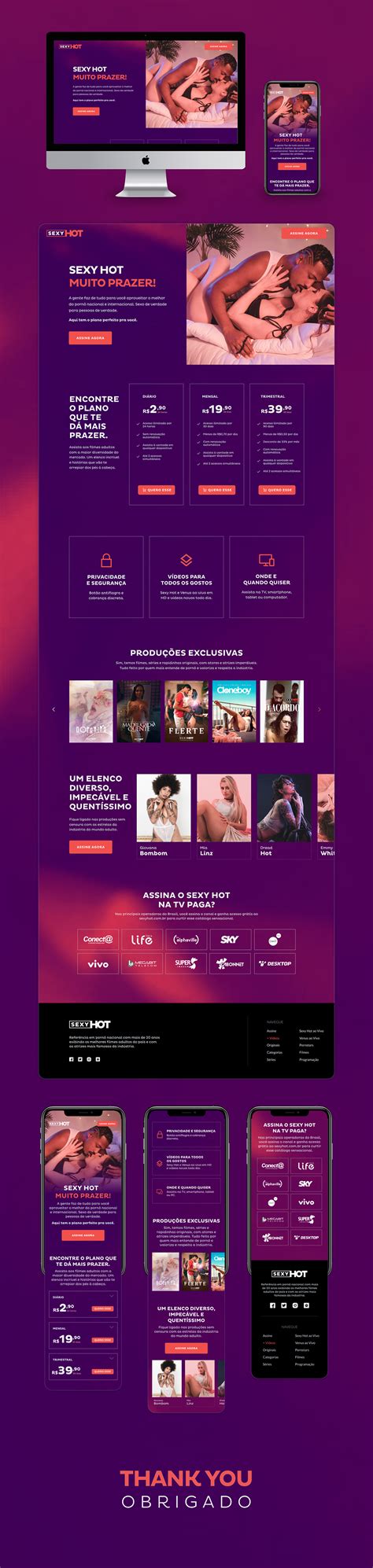Assine Sexy Hot Landing Page On Behance