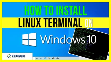 🔥 How To Install Linux Terminal On Windows 10 Step By Step Youtube