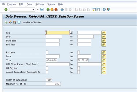 Listing All User Name With Respective Assigned Rol Sap Community
