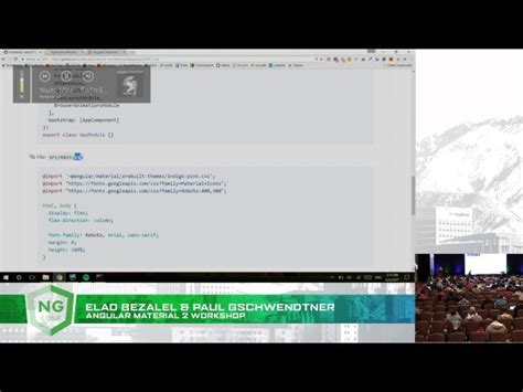 ng conf talk angular material 2 workshop from ng conf class central