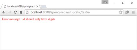 spring mvc redirecting using redirect prefix