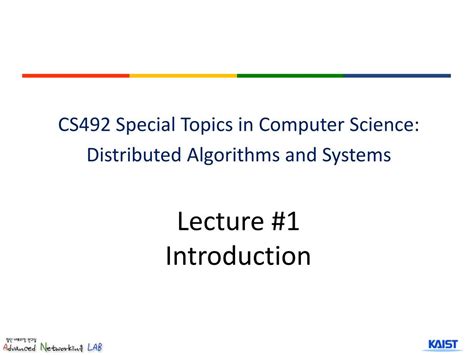 Ppt Exploring Distributed Algorithms And Systems In Computer Science