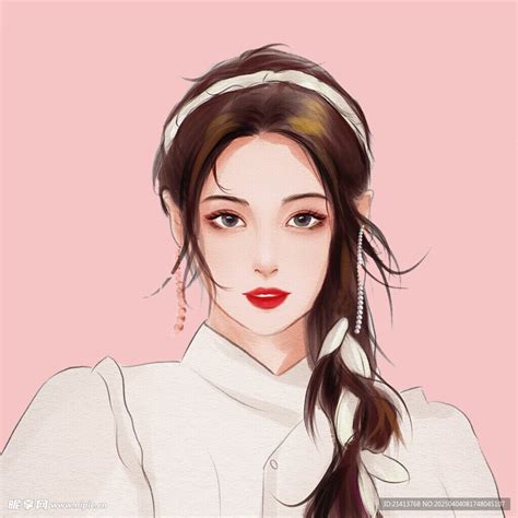 手绘女孩女人设计图 动漫人物 动漫动画 设计图库 昵图网