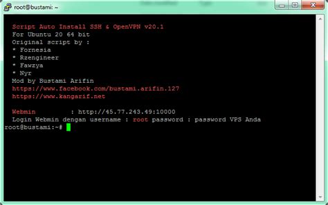 Script Auto Install Ssh Dan Openvpn Untuk Vps Ubuntu 2004 64 Bit