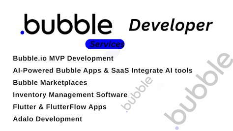 Bubble Io Developer Bubble Mvp Ai Bubble App Bubble Marketplace Ai Saas App By Liamdeve Fiverr