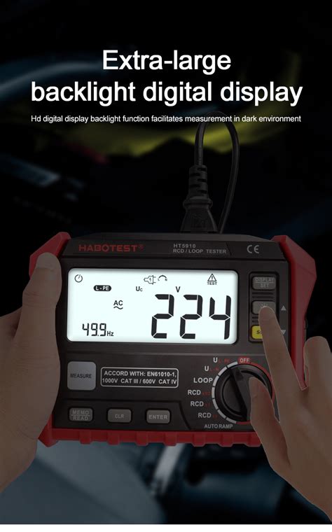 2022 Multiple Measurement Functions Rcd Loop Tester Upgrade The 2 0 Usb