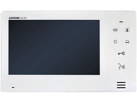 Aiphone Jo 2 4 Wire Intercom Sub Monitor 7 Display Capacitive Touchsc Cctvmasters Com Au