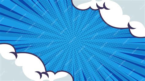 Premium Vector Comic Thumbnail Background