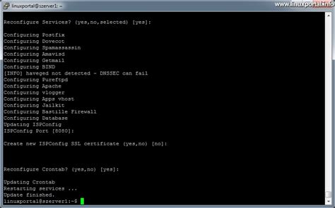 Update Ispconfig 3 Control Panel Linux Portal