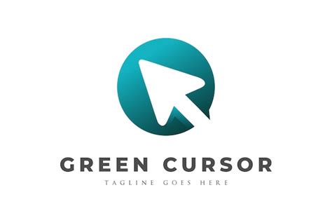 Premium Vector Circle Circular Round Arrow Pointer Cursor Click Logo Design Vector