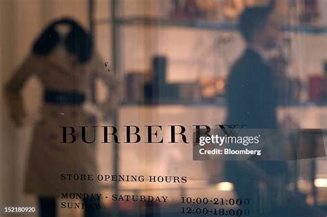 14 Burberry Group Plc Opens New Luxury Flagship Store Stock Photos ...
