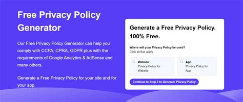 Privacy Policy Generator