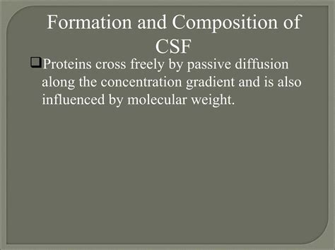 Csf Analysis Presentation Ppt
