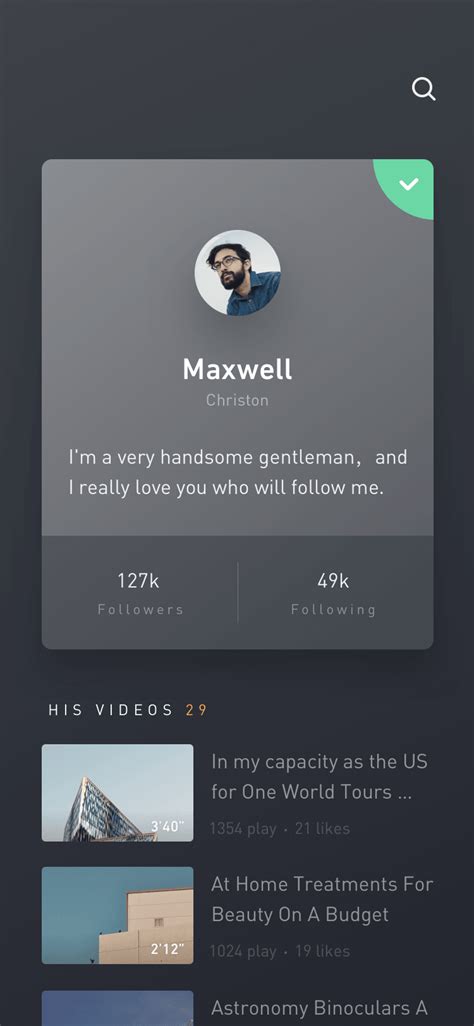 Discover 80 Profile Card UI Ideas Card Ui App Design Web Design And More