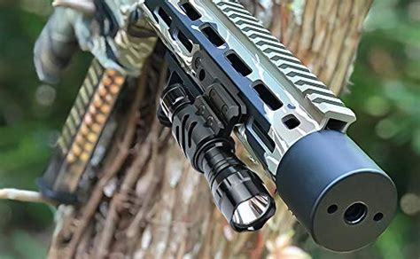 Feyachi Mlok Offset Flashlight Ring Mount For Mlok Rail System 2 Mounting Inserts Included