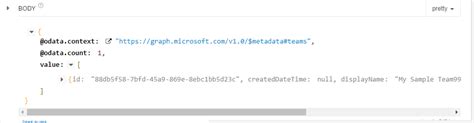 Ms Graph Api Get Teams Using Javascript Returns No Results Stack Overflow