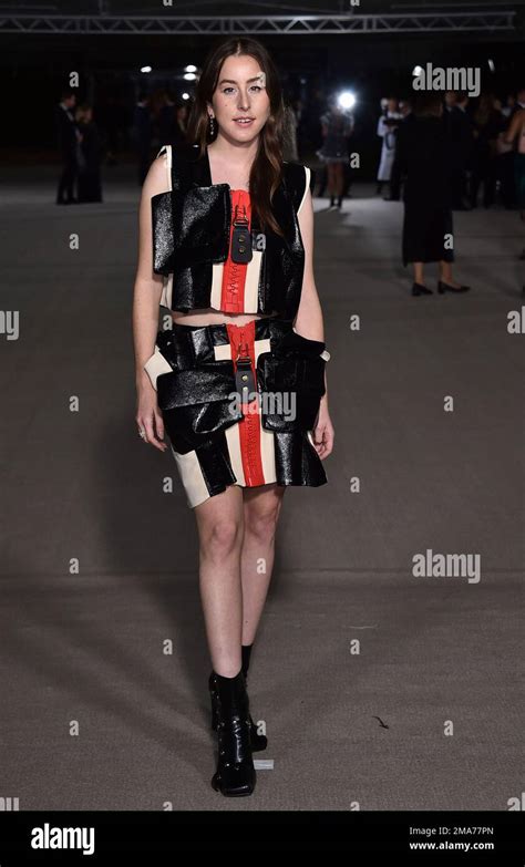 alana haim arrives at the second annual academy museum gala at the academy museum of motion