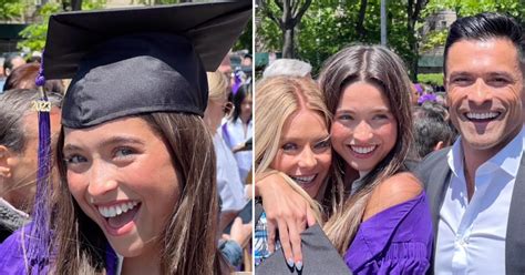 Kelly Ripa Mark Consuelos Ignore Hate To Celebrate Lolas Graduation