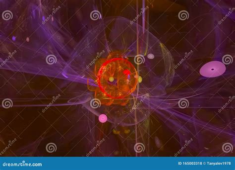 Abstract Fractal Fantasy Motion Creative Card Shape Texture Futuristic Design Vibrant Rendering
