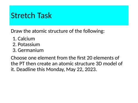 Atomic Structure Lesson For Grade Babes PPTX Chemistry Science