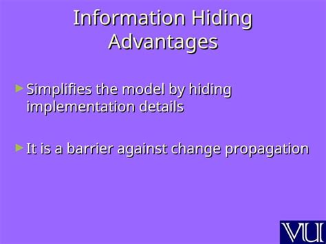 Data Encapsulation And Information Hiding Ppt