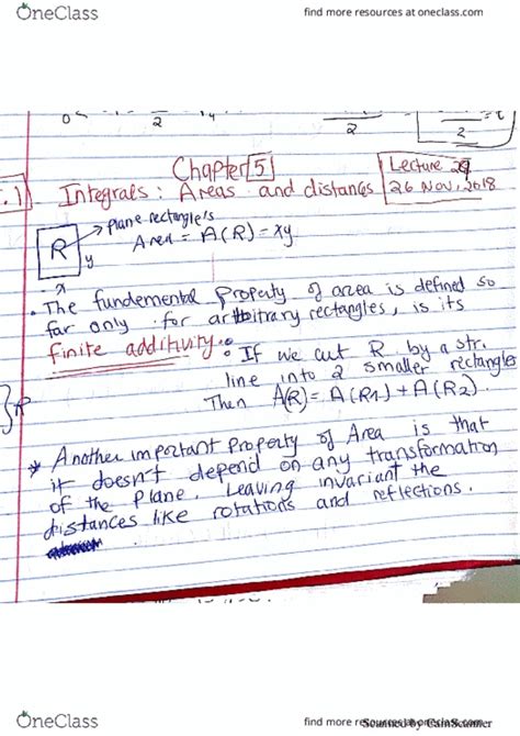 Class Notes For Math 1013 At York University Yorku