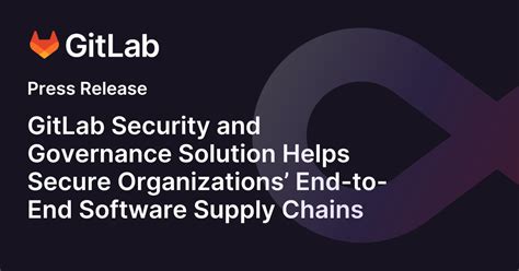 Joseph Longo On Linkedin Gitlab Security And Governance Solution Helps